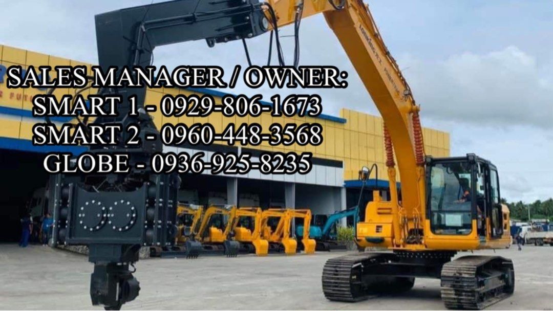 Brand new Vibro hammer VH20 S250 20 - 27 tonner backhoe attachment ...