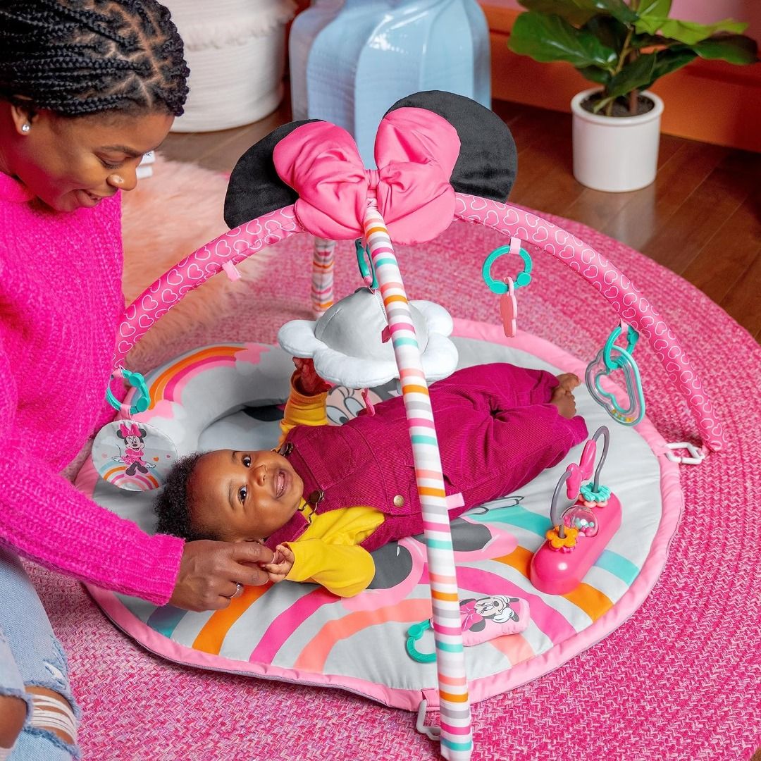 Bright Starts Disney Baby Minnie Mouse Forever Besties Activity Gym ...