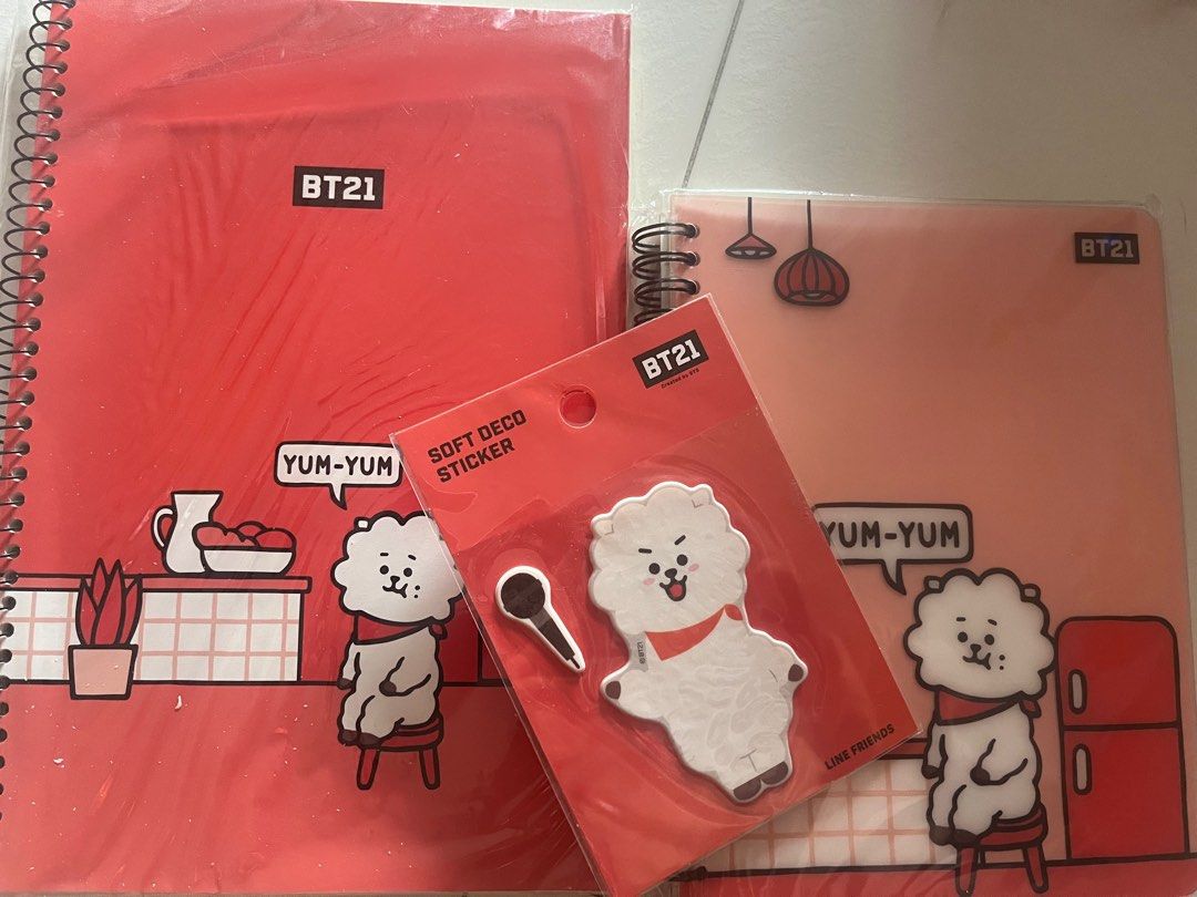 BT21 RJ notebook Set, Hobbies & Toys, Memorabilia & Collectibles, K ...