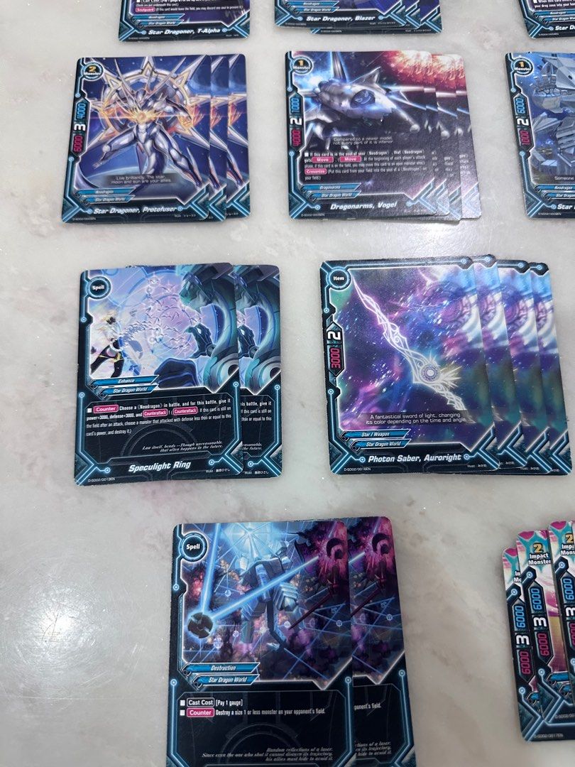 buddyfight neodragon cards, Hobbies & Toys, Toys & Games on Carousell