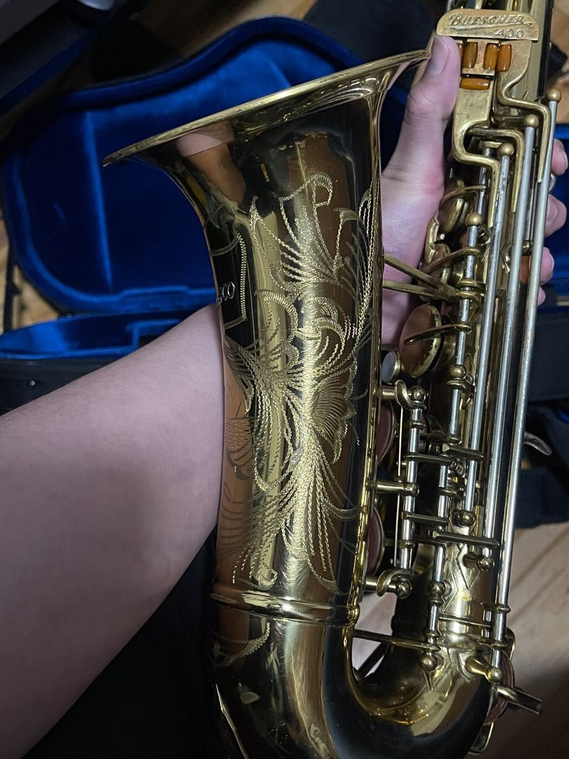 Buescher Top Hat & Cane Alto Saxophone (Overhauled), Hobbies & Toys ...