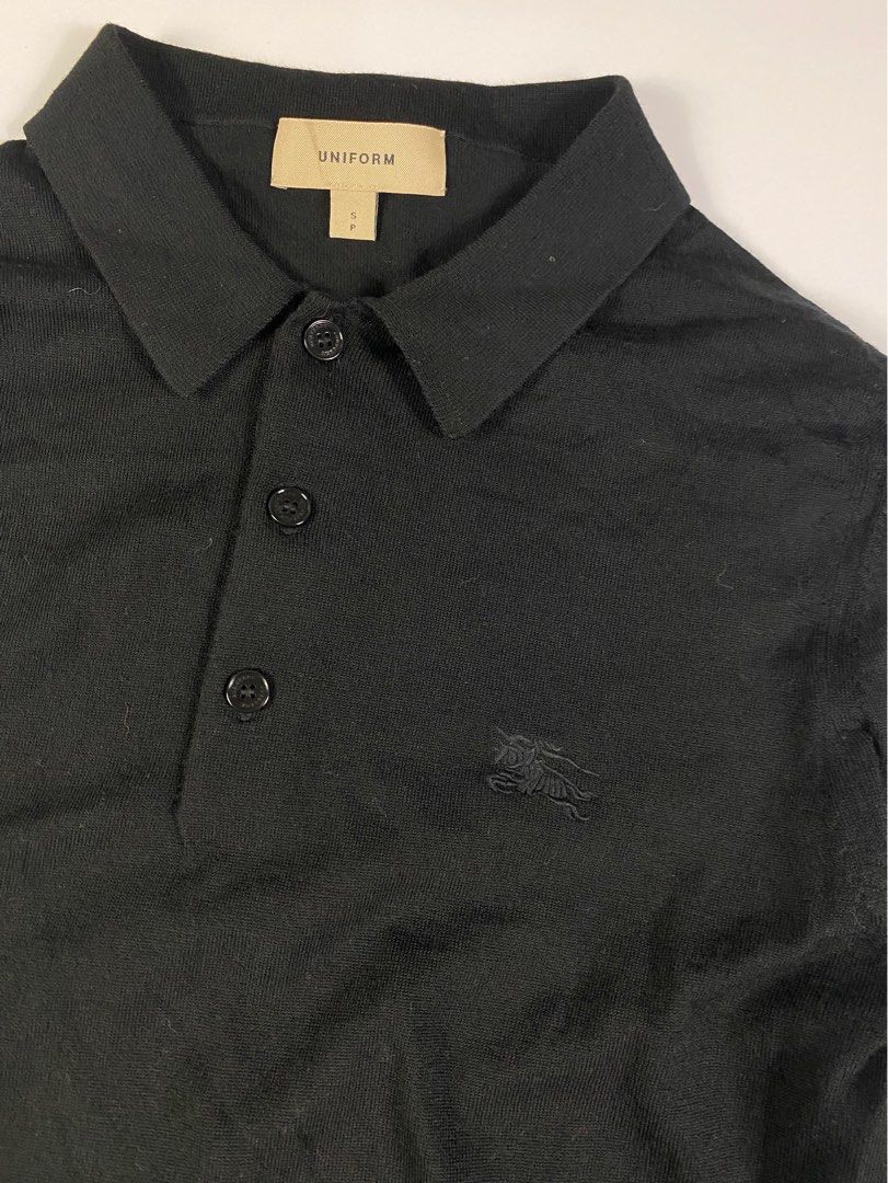 Burberry Uniform Polo Longsleeve, Men's Fashion, Coats, Jackets and ...