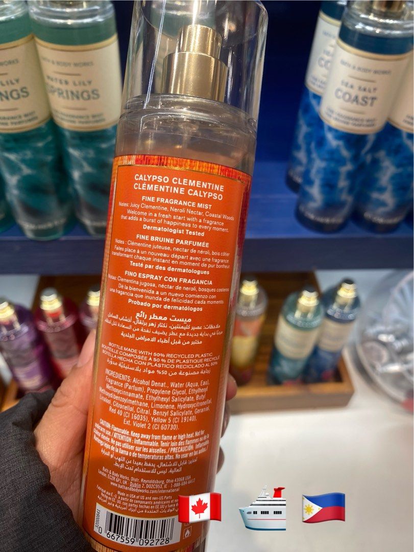 Calypso Clementine Fragrance mist, Beauty & Personal Care, Fragrance ...