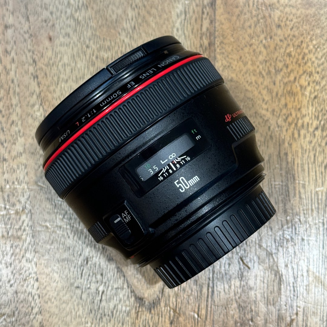 Canon EF 50 F1.2 L, Photography, Cameras on Carousell