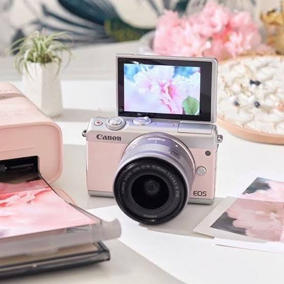 Canon M100 PINK (w/ lots of freebies) Vlogging Camera/ Digicam ...