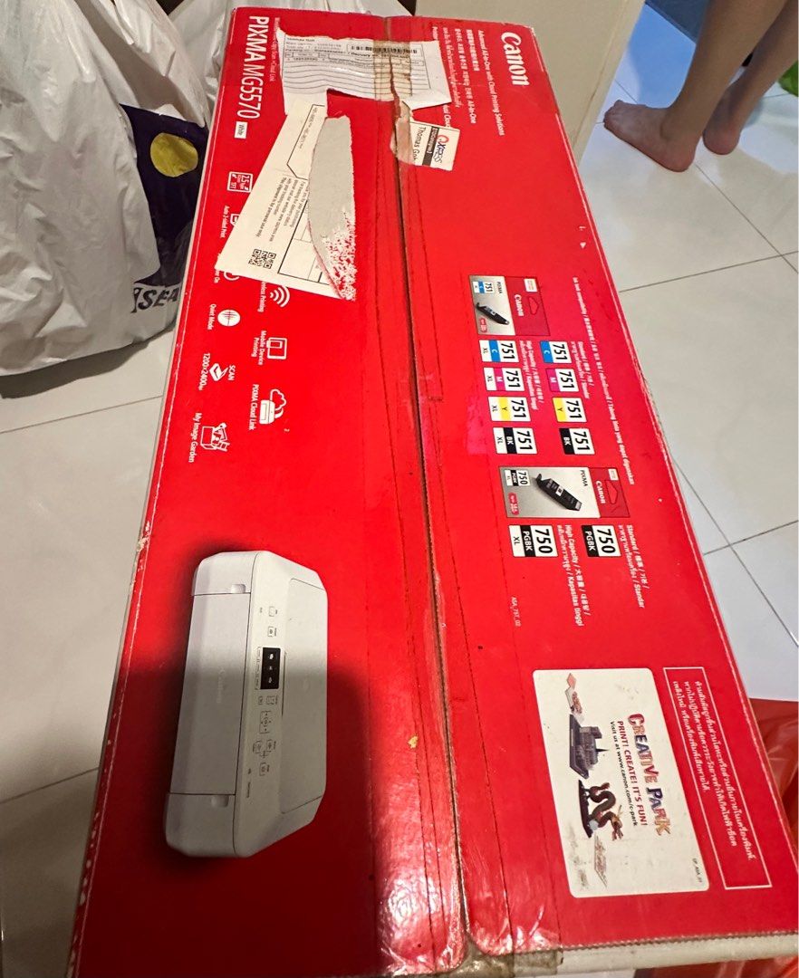Canon Pixma MG5570 printer, Computers & Tech, Printers, Scanners & Copiers on Carousell