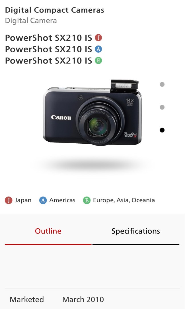 Canon Powershot SX210 IS, Photography, Cameras on Carousell