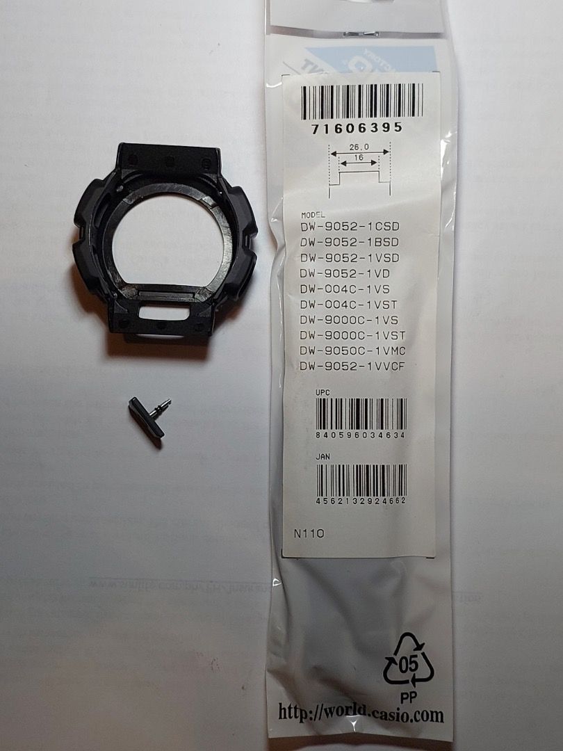 Casio G-Shock Genuine DW-9052-1 Band/Strap, Bezel and Button Brand New ...