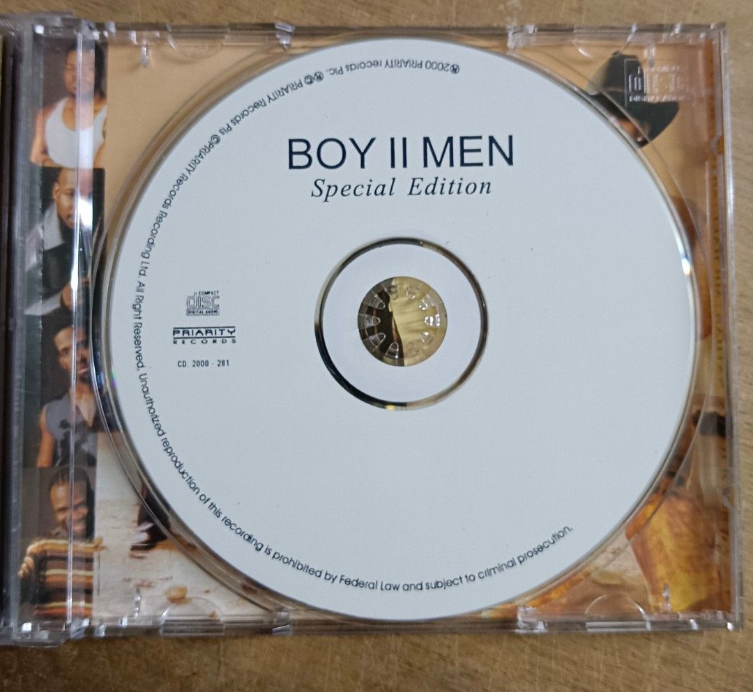 CD Boyz II Men Nathan Michael Shawn Wanya SPECIAL EDITION, Hobbies ...