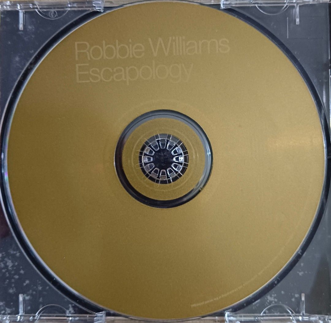 CD Robbie Williams Escapology, Hobbies & Toys, Music & Media, CDs & DVDs on Carousell