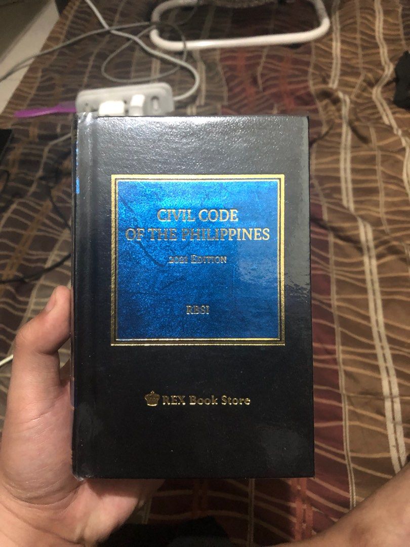 Civil Code of the Philippines - 2021 edition (Rex Book Store), Hobbies ...