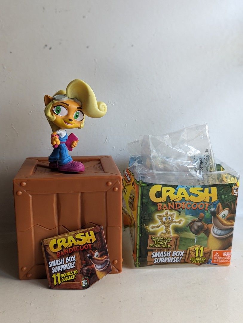 Coco Crash Bandicoot Smash Surprise Box Blind Box Mystery Box, Hobbies ...