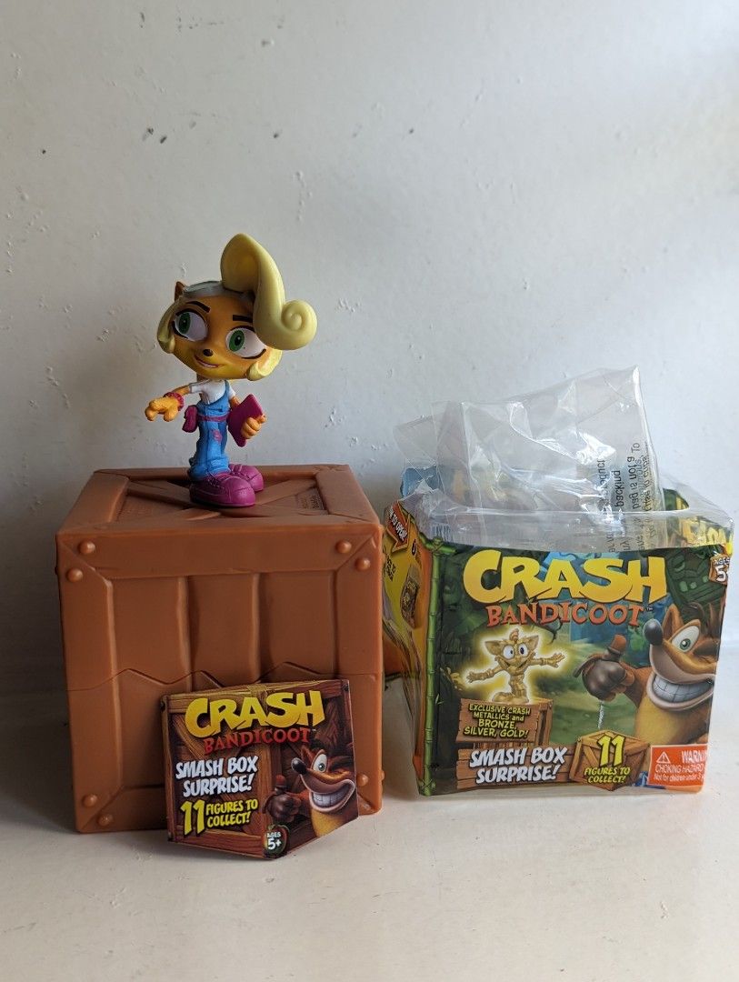 Coco Crash Bandicoot Smash Surprise Box Blind Box Mystery Box, Hobbies ...