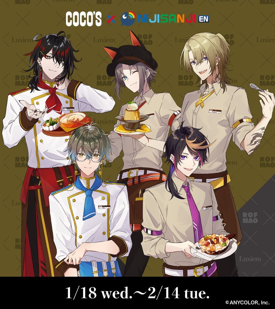 Coco's x Nijisanji EN Luxiem - Vox Akuma Acrylic Stand, Hobbies & Toys, Toys & Games on Carousell