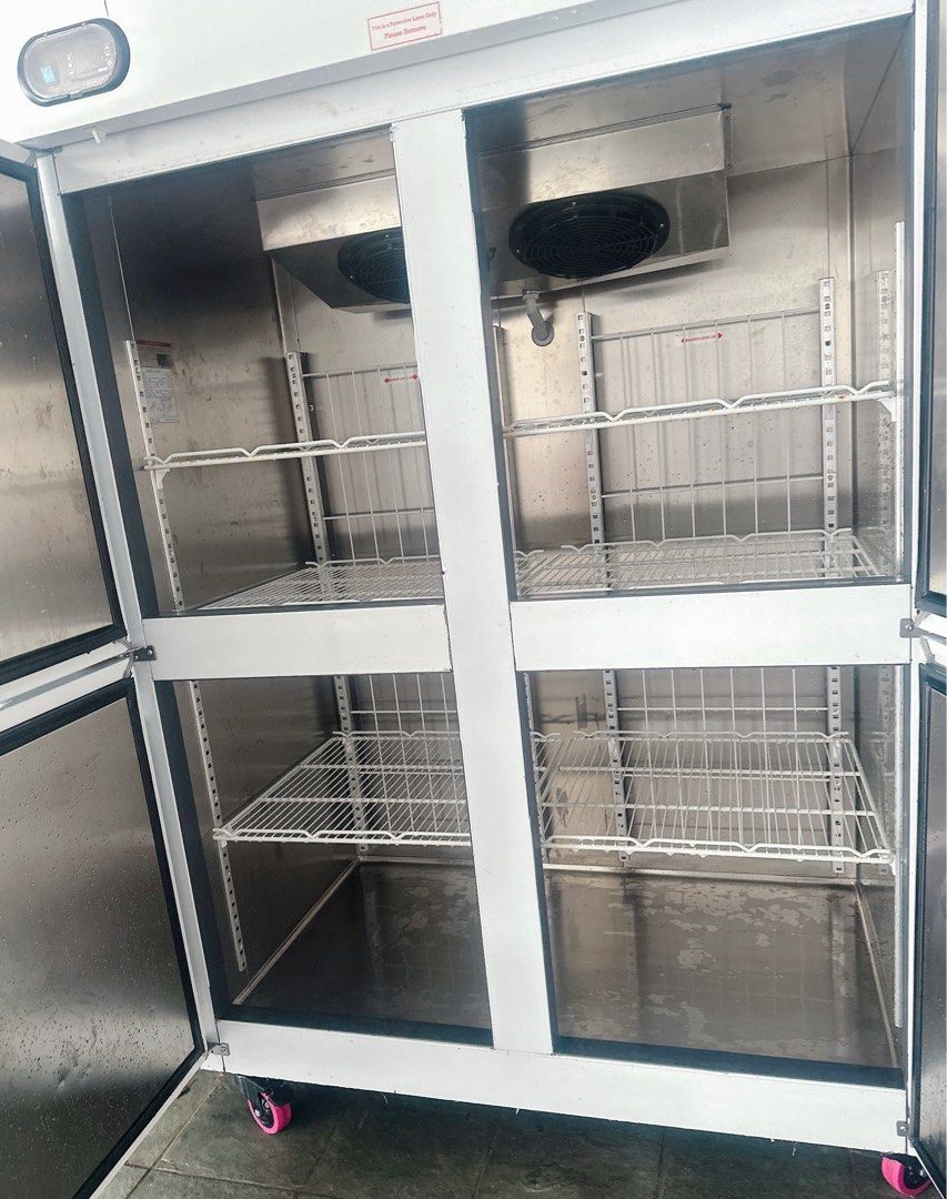 Commercial Berjaya Upright 4 doors Freezer with wheels, TV & Home ...