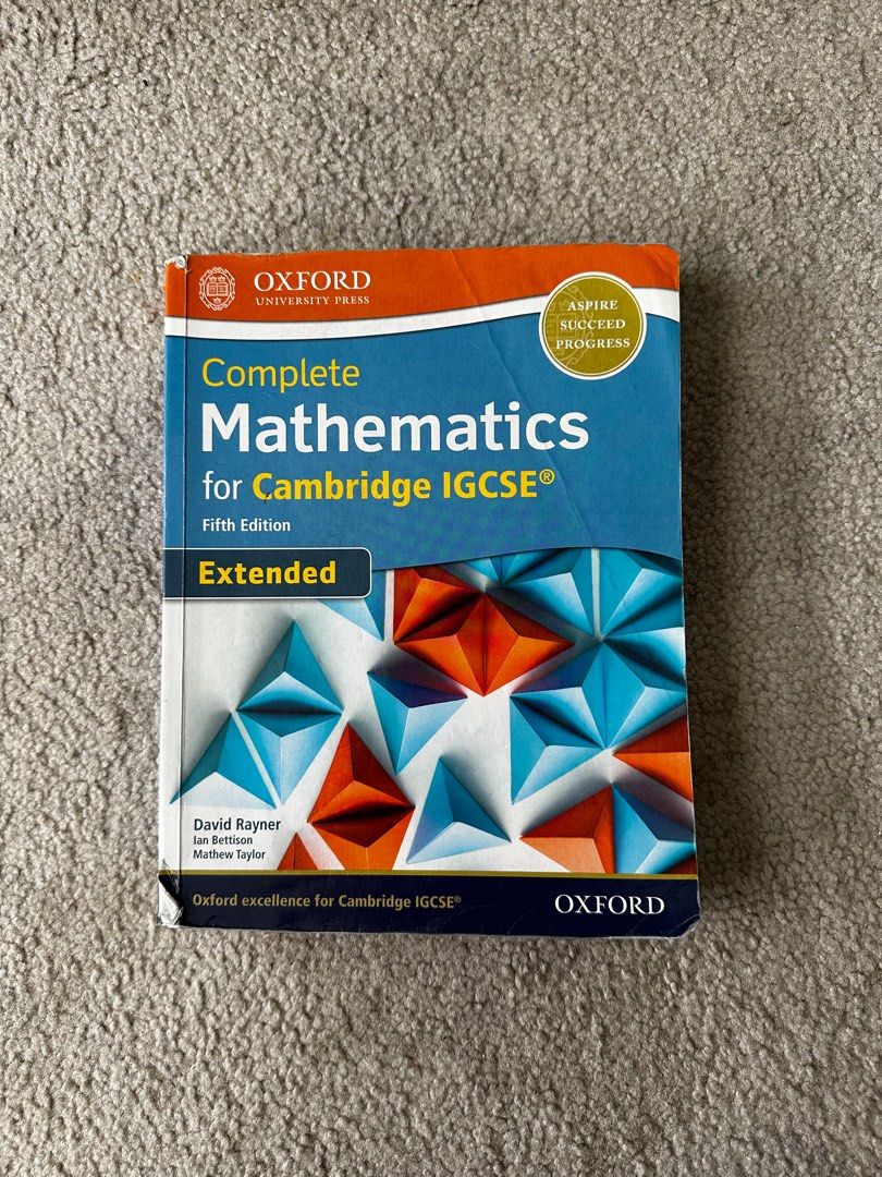 Complete Mathematics for Cambridge IGCSE 5th edition( Extended), Hobbies & Toys, Books ...