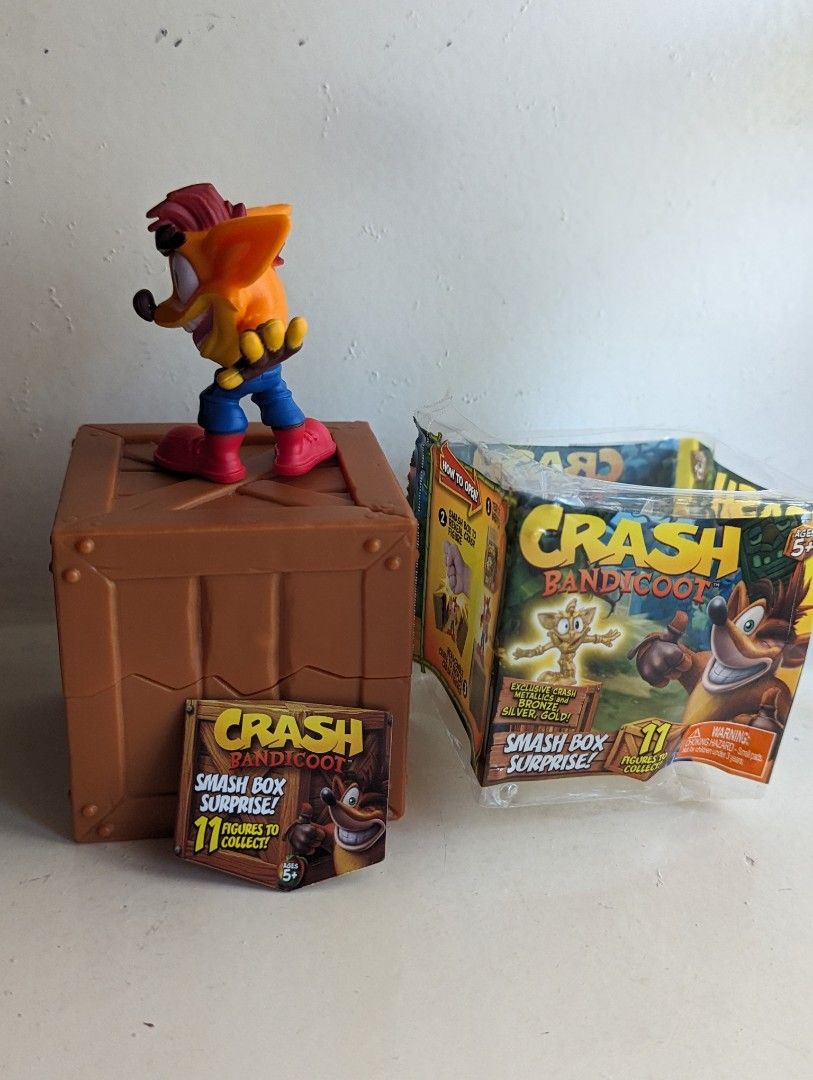 Crash Bandicoot Smash Surprise Box Blind Box Mystery Box, Hobbies ...