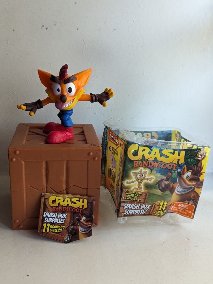 Crash Bandicoot Smash Surprise Box Blind Box Mystery Box, Hobbies ...