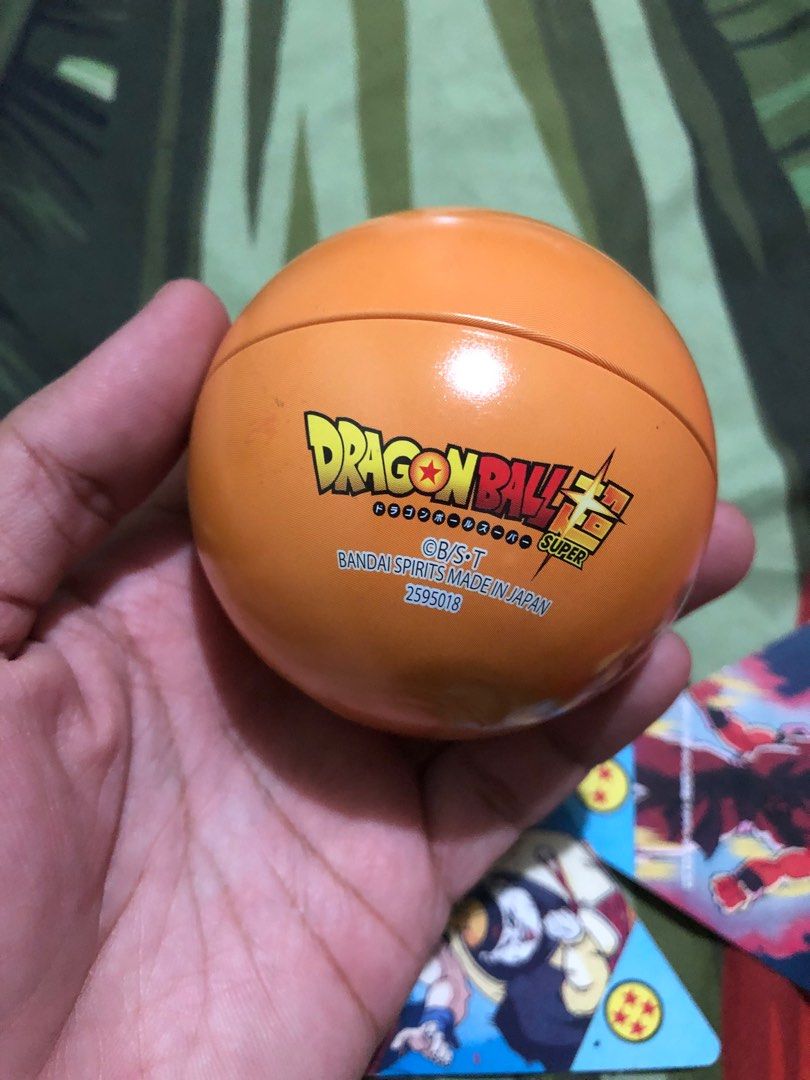 DBZ tin can and triangular cards, Hobbies & Toys, Toys & Games on Carousell