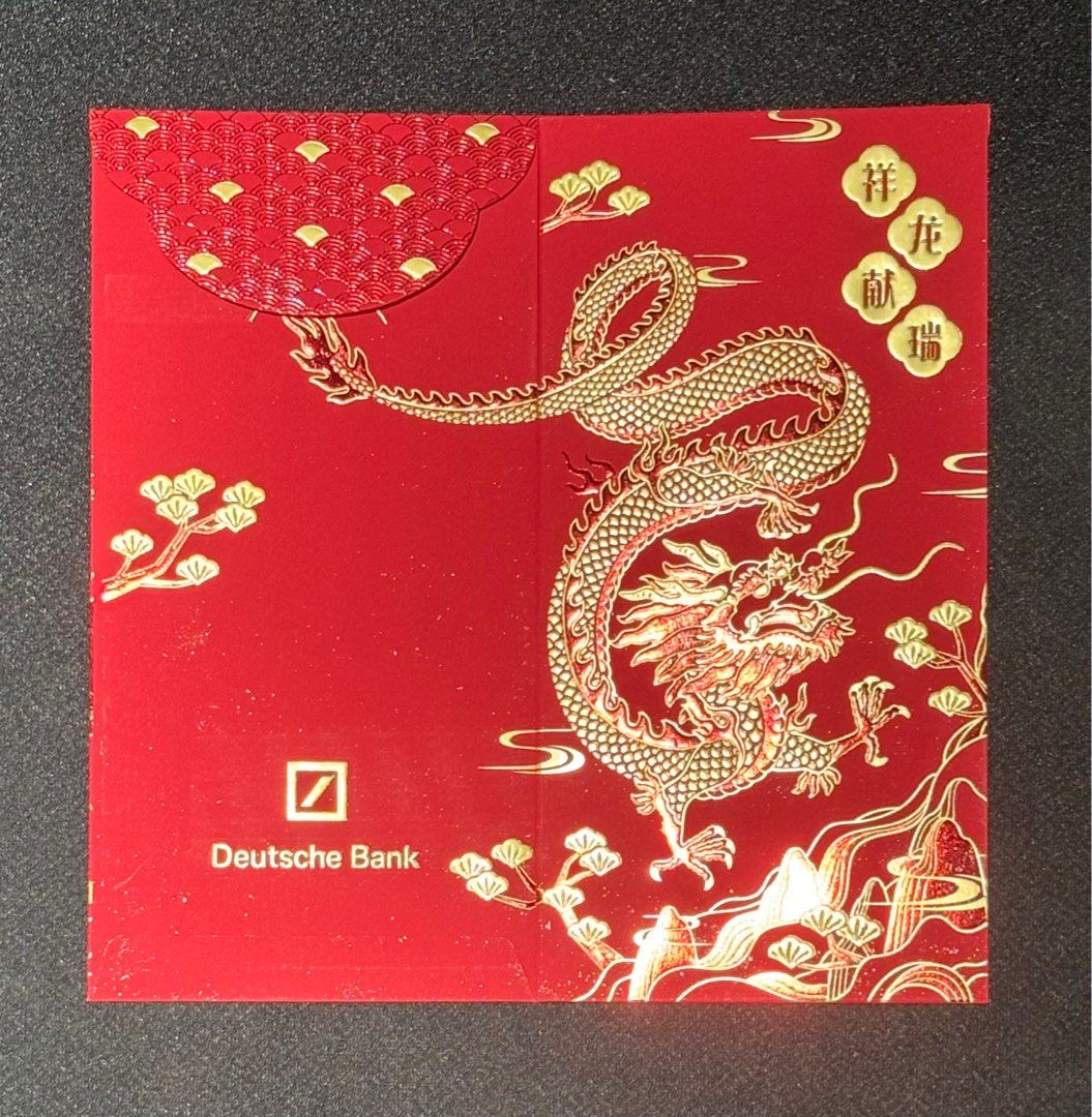 Deutsche Bank 2024 angbao red packet Ang Bao, Hobbies & Toys ...