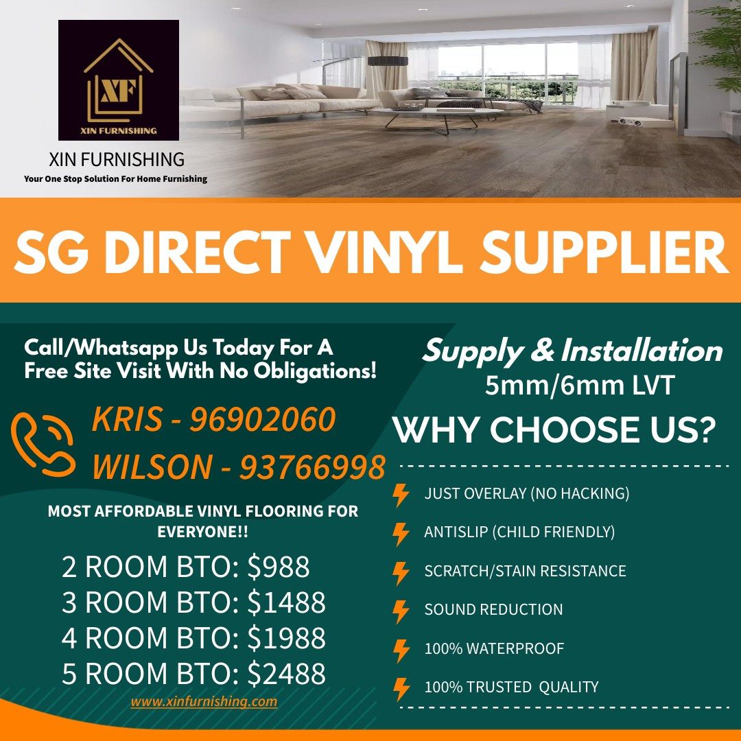 Preferred Merchant by Carousell vinyl flooring/Most affordable vinyl ...
