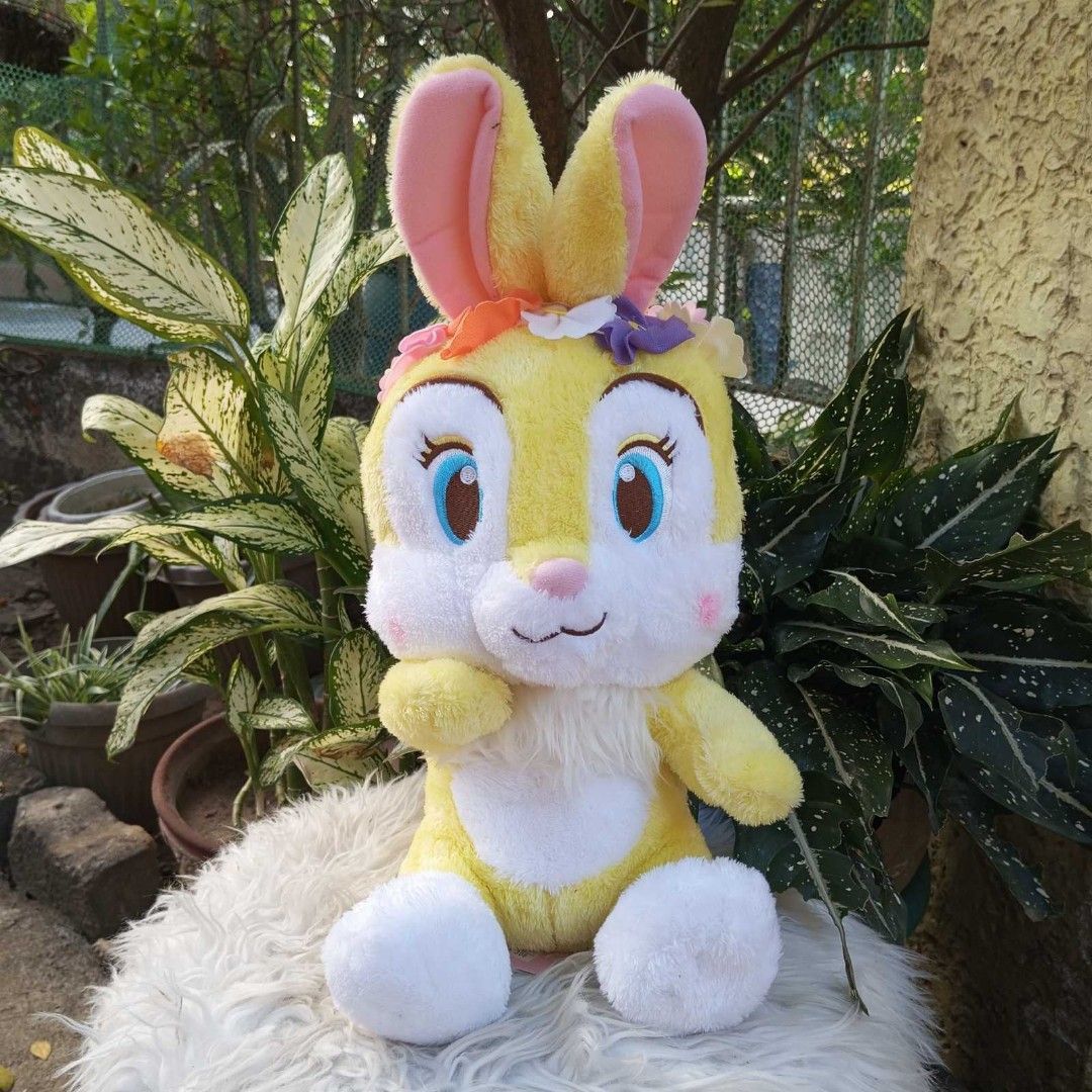 DISNEY Miss Bunny Yellow Thumper Rabbit Sega Plush Toy, Hobbies & Toys ...
