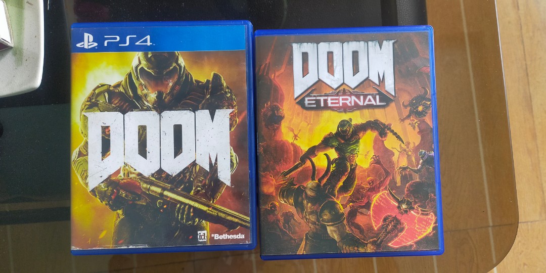 Doom 2016 and Doom Eternal PS4 R3, Video Gaming, Video Games ...