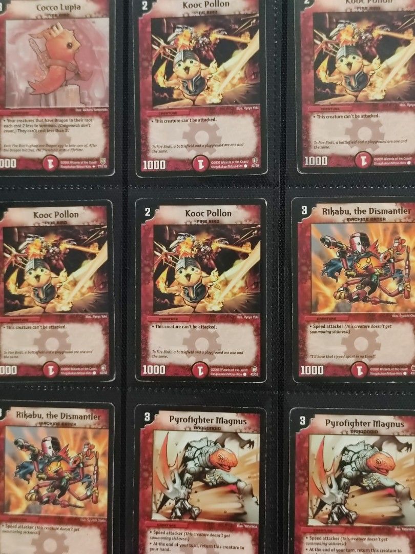 Duel Masters Cheap Staples: Coco Lupia, Kooc Pollon, Rikabu the ...