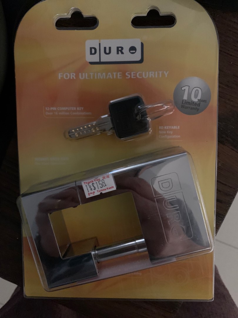 Duro lock, Furniture & Home Living, Security & Locks, Locks, Doors ...