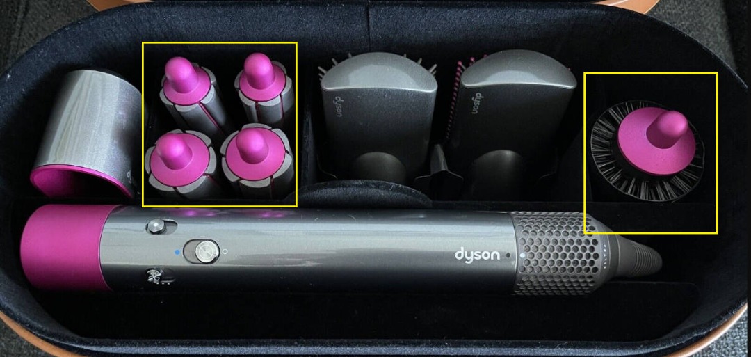 Dyson First Gen Airwrap Accessories - Fuschia, Beauty & Personal Care ...