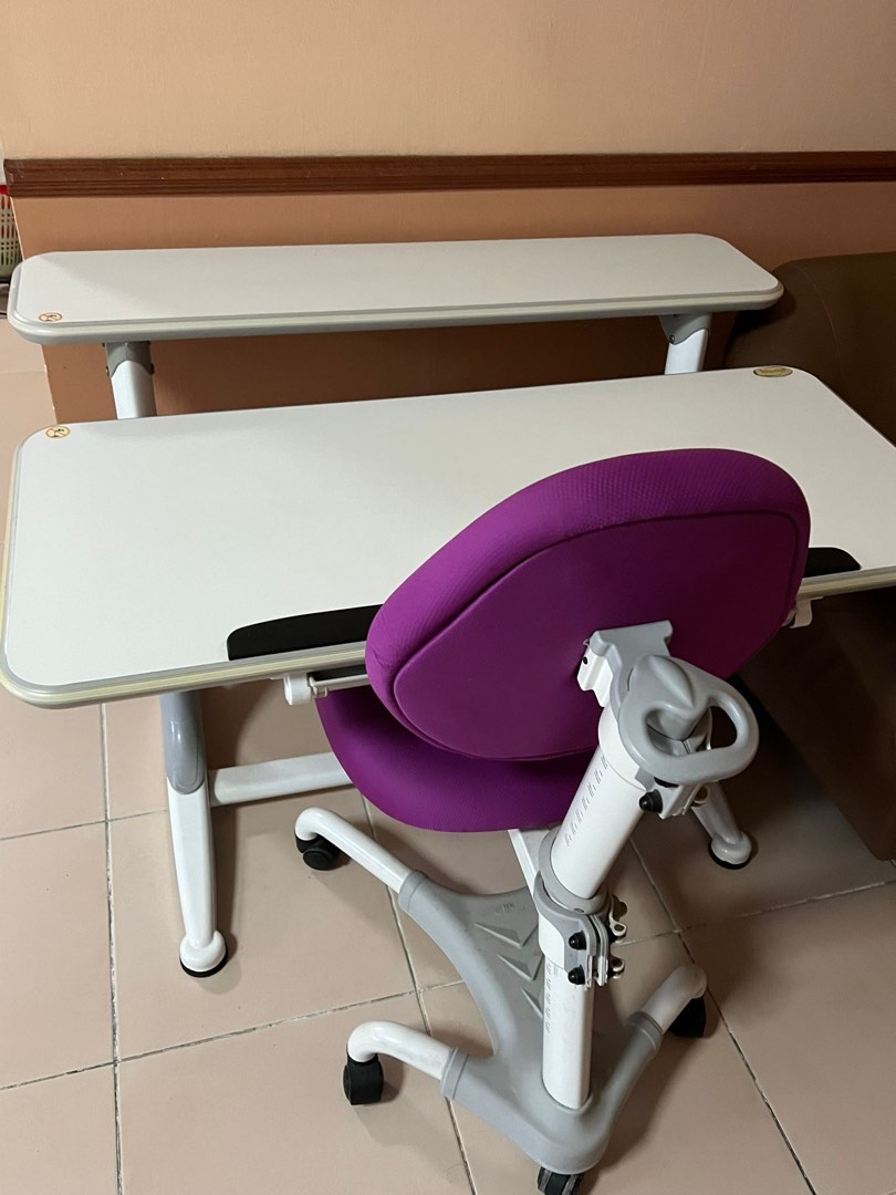 Ergonomic Study Table and roller chair, Babies & Kids, Baby Nursery ...
