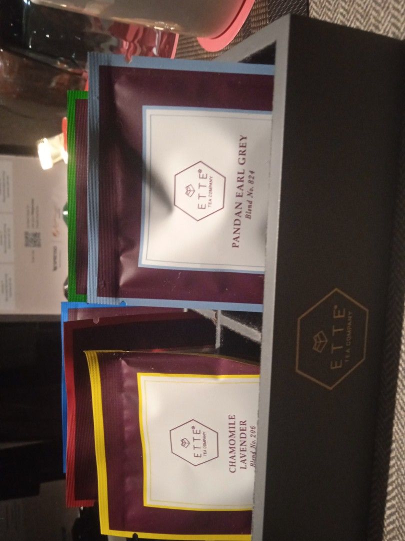 ETTE tea bags, Food & Drinks, Beverages on Carousell