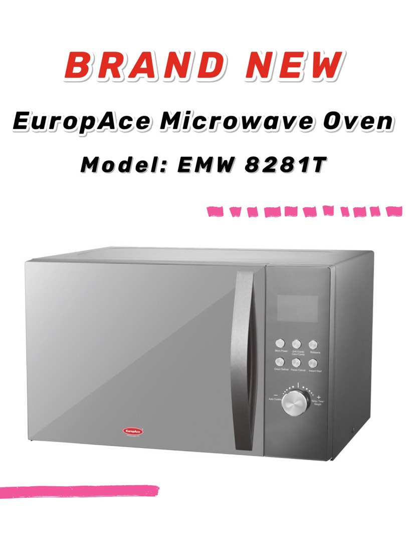 EuropAce Microwave Oven (negotiable), TV & Home Appliances, Kitchen ...