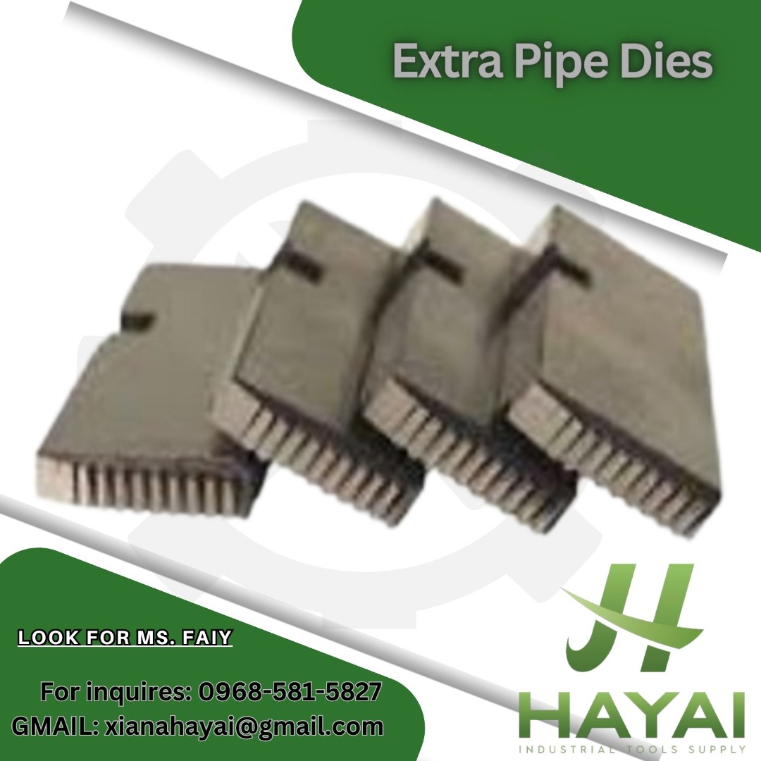 Extra Pipes Dies, Commercial & Industrial, Construction Tools ...