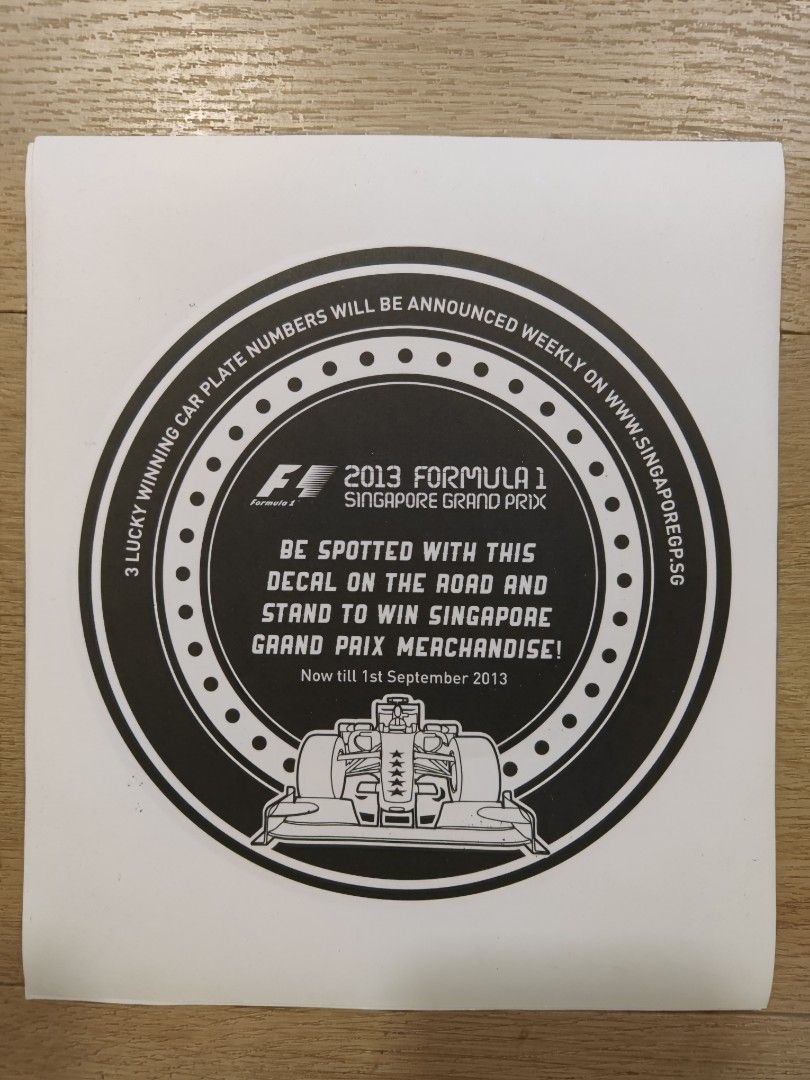 F1 2023 Car Sticker, Car Accessories, Accessories on Carousell