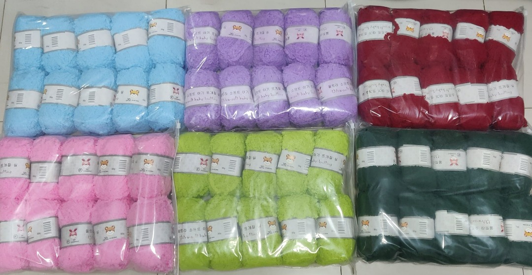 Fleece yarn, Hobbies & Toys, Stationery & Craft, Craft Supplies & Tools ...