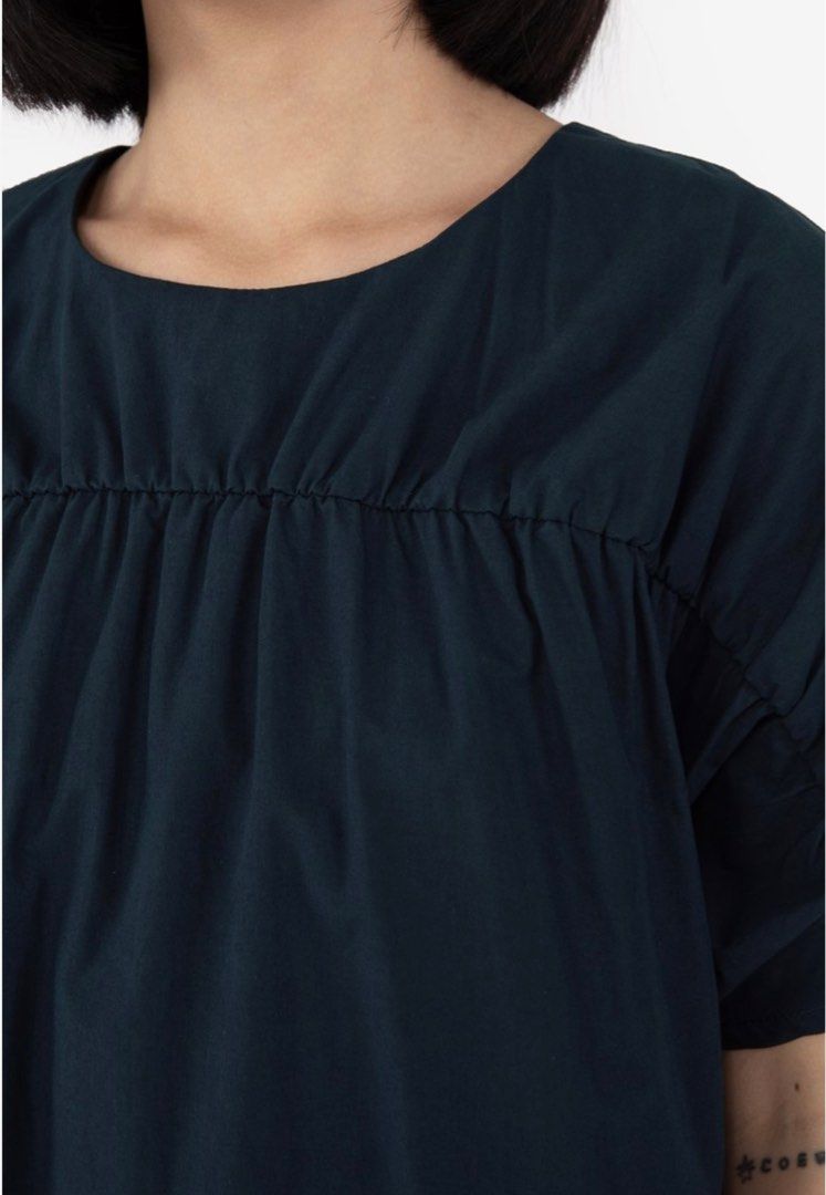 FTO Tarake Midi Dress (Midnight Blue), Women's Fashion, Dresses & Sets ...