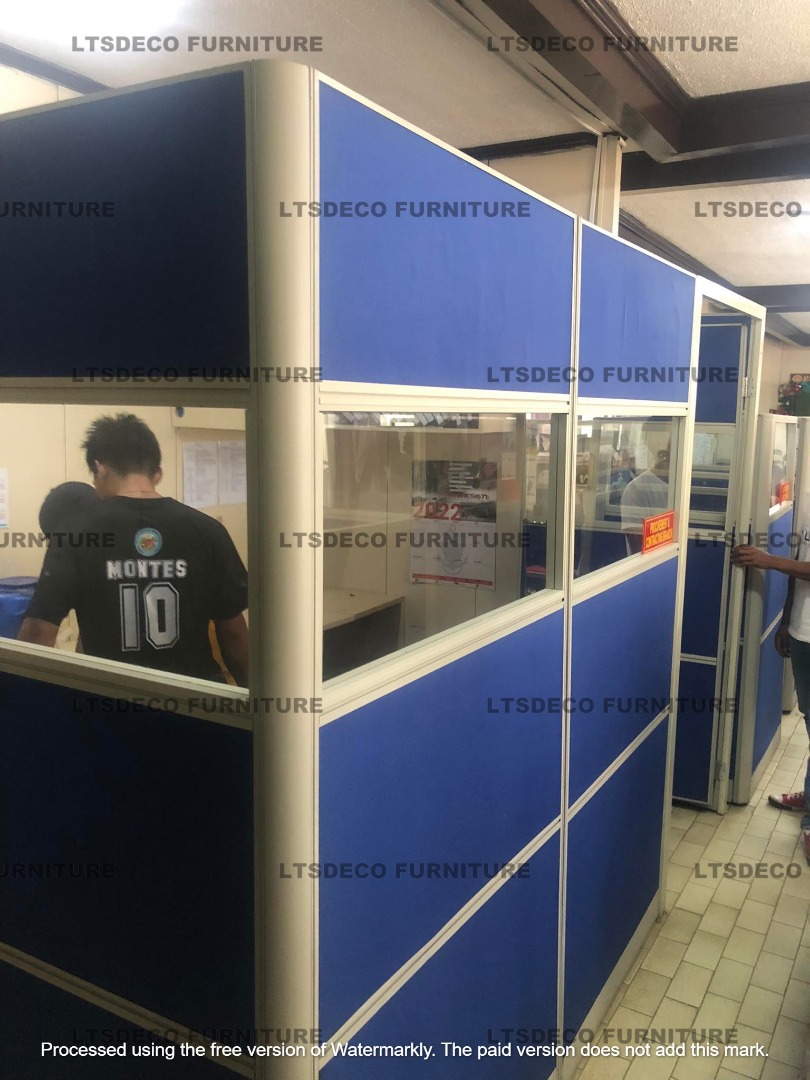 FULL FABRIC PANEL OFFICE FURNITURE AND PARTITIONS, Furniture & Home ...