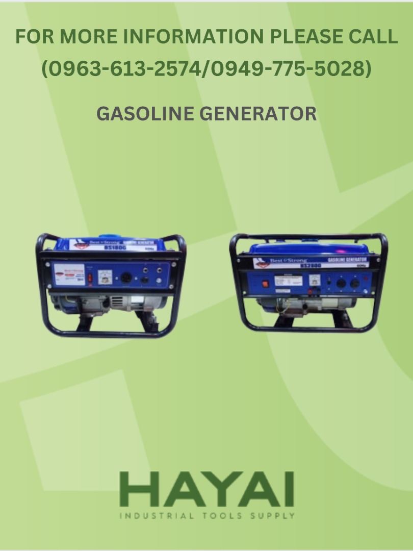 GASOLINE GENERATOR, Commercial & Industrial, Construction Tools ...