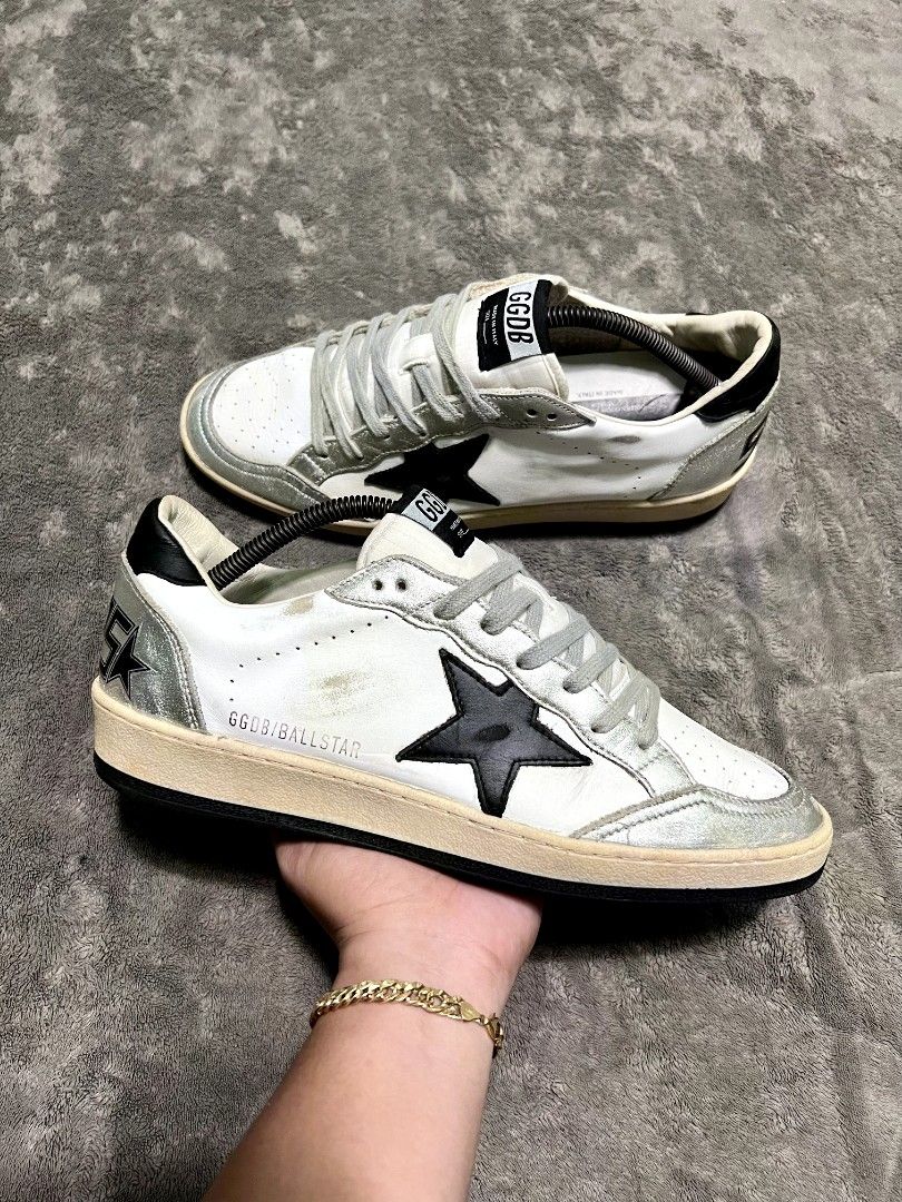 GGDB BALLSTAR SILVER / BLACK PATCH, Luxury, Sneakers & Footwear on ...