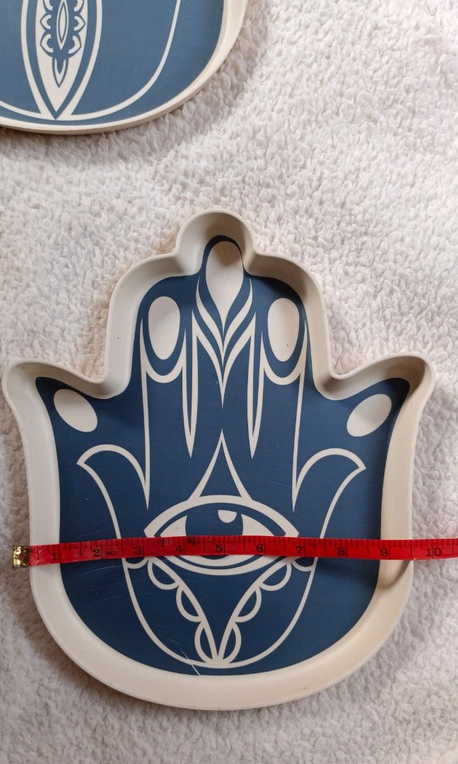 Hamsa Hand Platter, Furniture & Home Living, Kitchenware & Tableware ...