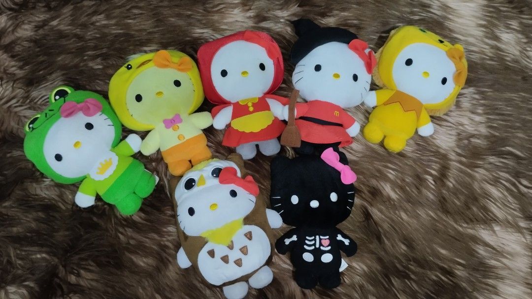 Hello Kitty Complete Set McDo Fairy Tales, Hobbies & Toys, Toys & Games ...