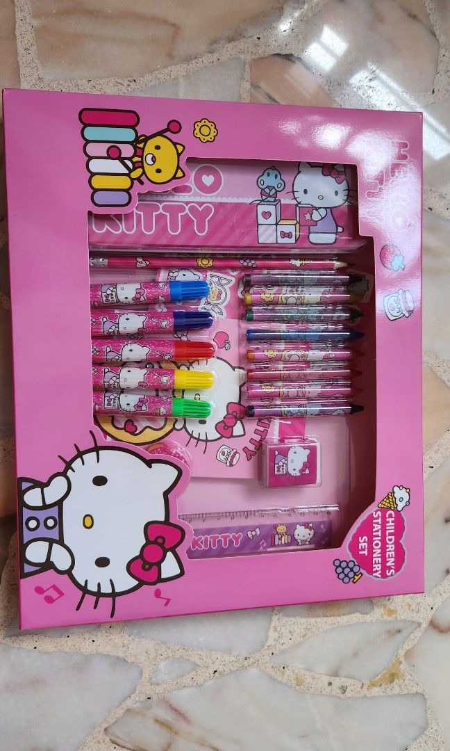 Hello Kitty stationary set, Hobbies & Toys, Stationery & Craft ...