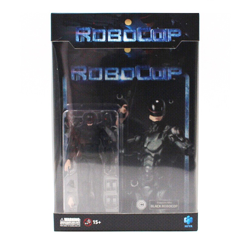 Hiya Toys Robocop 2014 Robocop Black 4.5" Action Figure (1:18 Scale ...