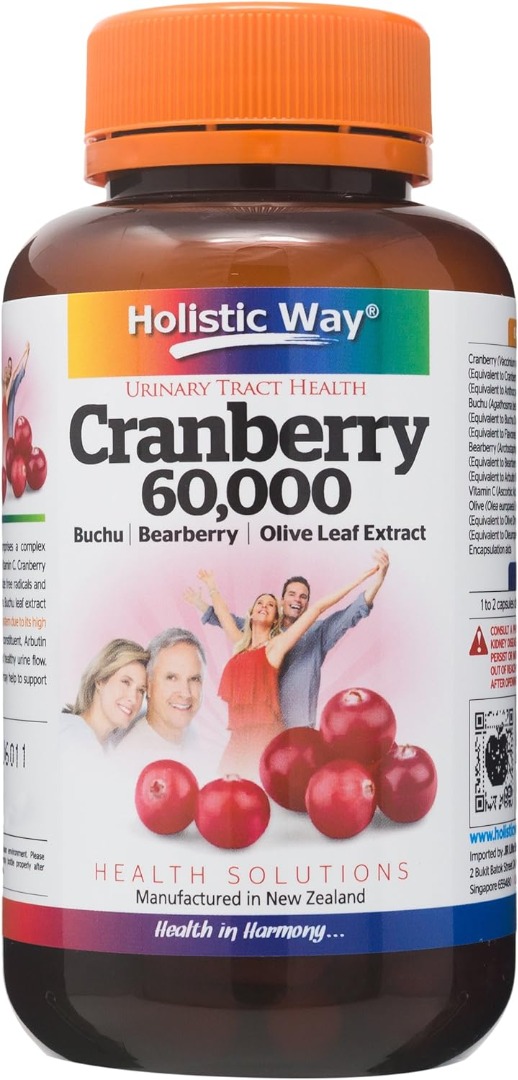 Holistic Way Cranberry, 60,000 mg, 60 Count, Health & Nutrition, Health ...