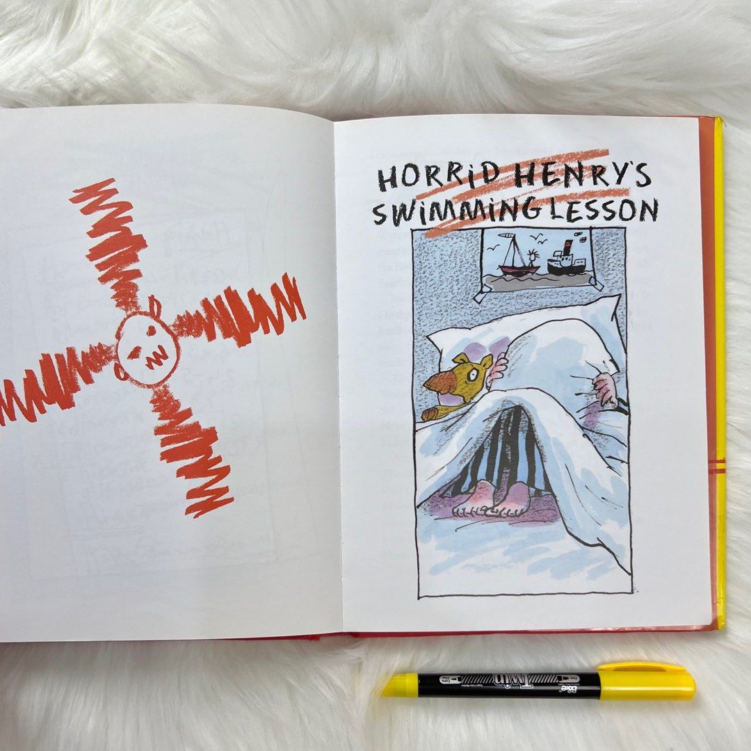 Horrid Henry Colored 12 stories Big Bad Book Preloved, Hobbies & Toys ...