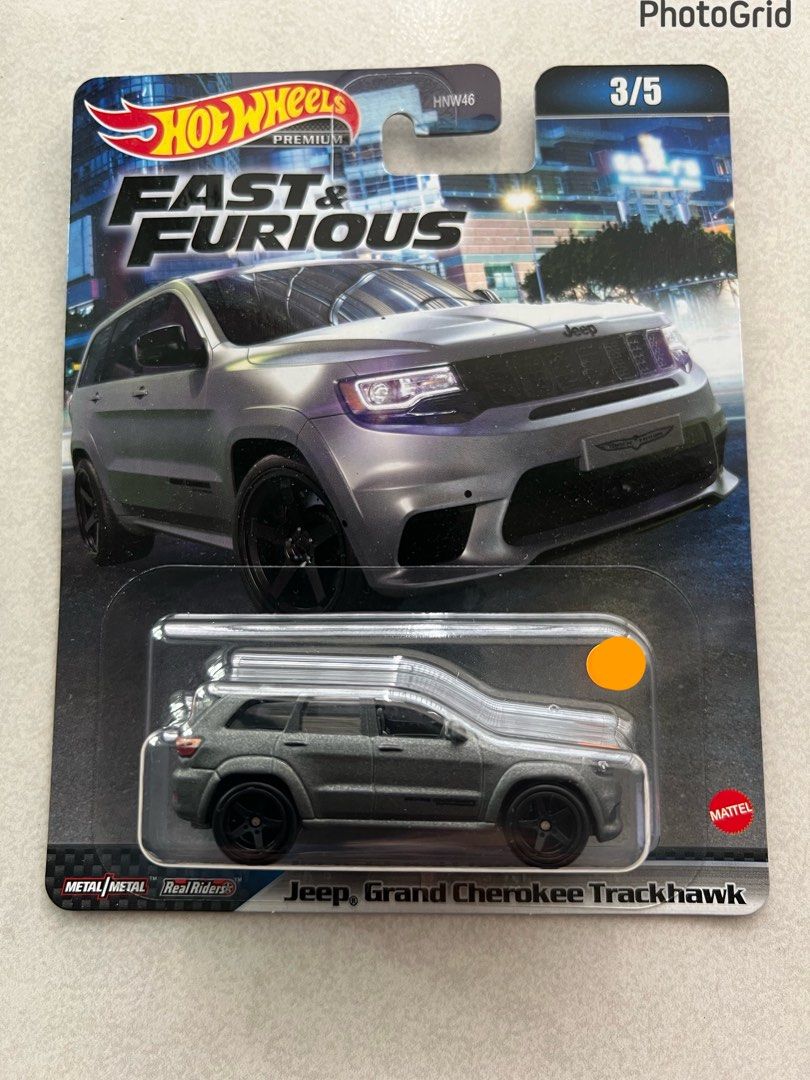 Hotwheels Fast And Furious Jeep Grand Cherokee Trackhawk, Hobbies ...