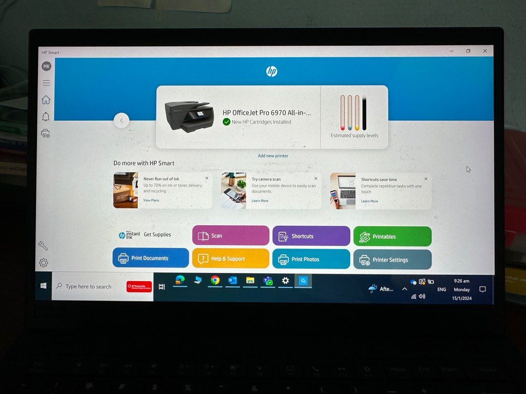 HP Printer (Office jet pro 6970). All in one., Computers & Tech ...