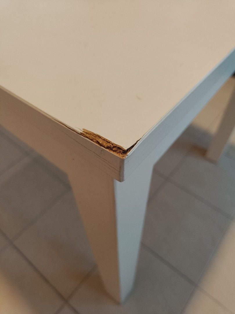 IKEA Laneberg Extendable Table (White), Furniture & Home Living ...