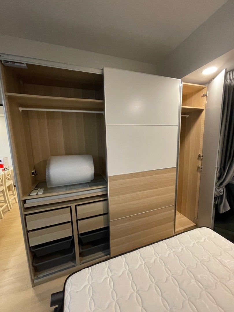 Ikea Pax Wardrobe Setup, Furniture & Home Living, Furniture, Shelves, Cabinets & Racks on Carousell